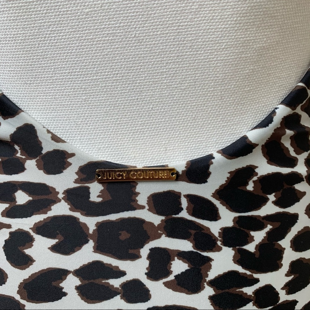 Juicy Couture Leopard Print One Piece Swimsuit - Gem
